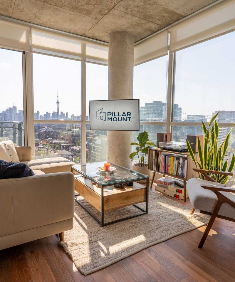 Pillar Mount - No Drill Pillar TV Mount | Post & Column TV Mount