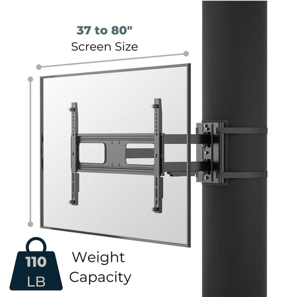 Heavy Duty TV Mount 80 Inch | Big TV Mount - Pillar Mount
